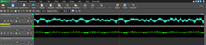 Logiciel d'enregistrement multipiste et de mixage de musique